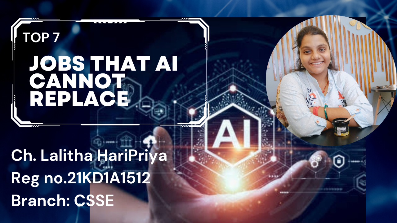 Jobs that AI cannot replace